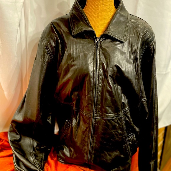 Philippe Monet | Jackets & Coats | Black Leather Jacket | Poshmark